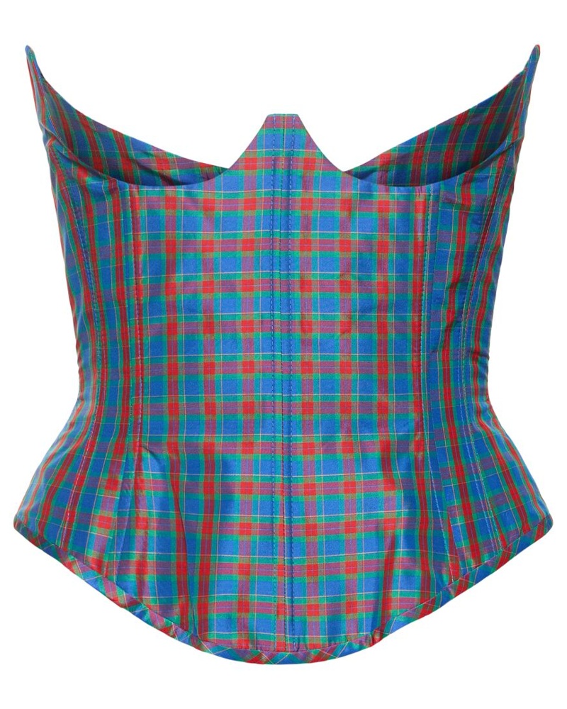 Vivienne Westwood Damen Korsett aus Taft mit Karomuster „Bella“ - bei ...